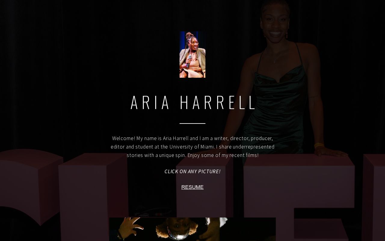 Aria Harrell Portfolio